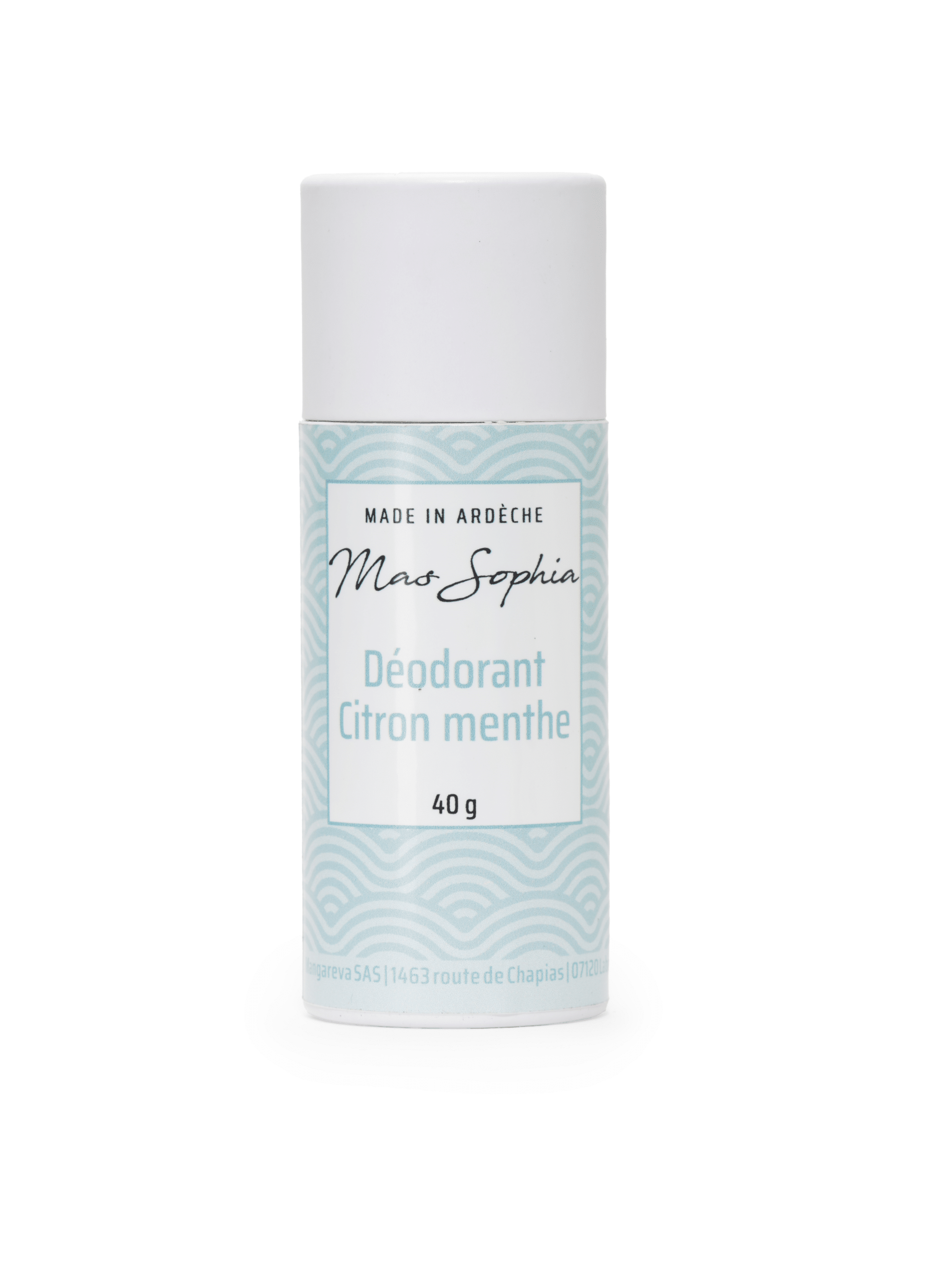 Déo solide bio parfumé fraicheur citron / menthe| Mas Sophia
